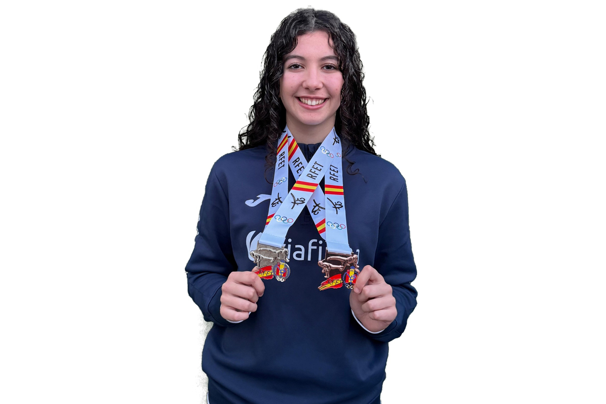 La alcalareña Amanda Jiménez firma un doble podio en el Campeonato de España por Clubes 2025